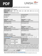 Unisa-DSAR02-form | PDF