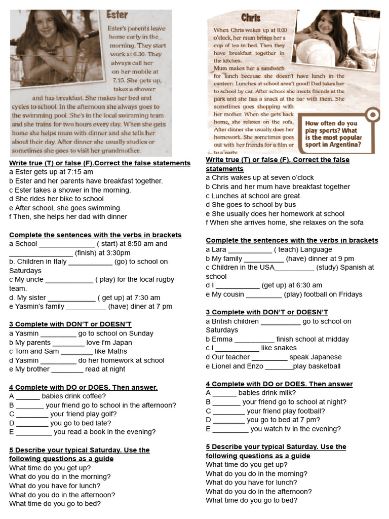 TP Present Simple | PDF | Linguistics | Grammar