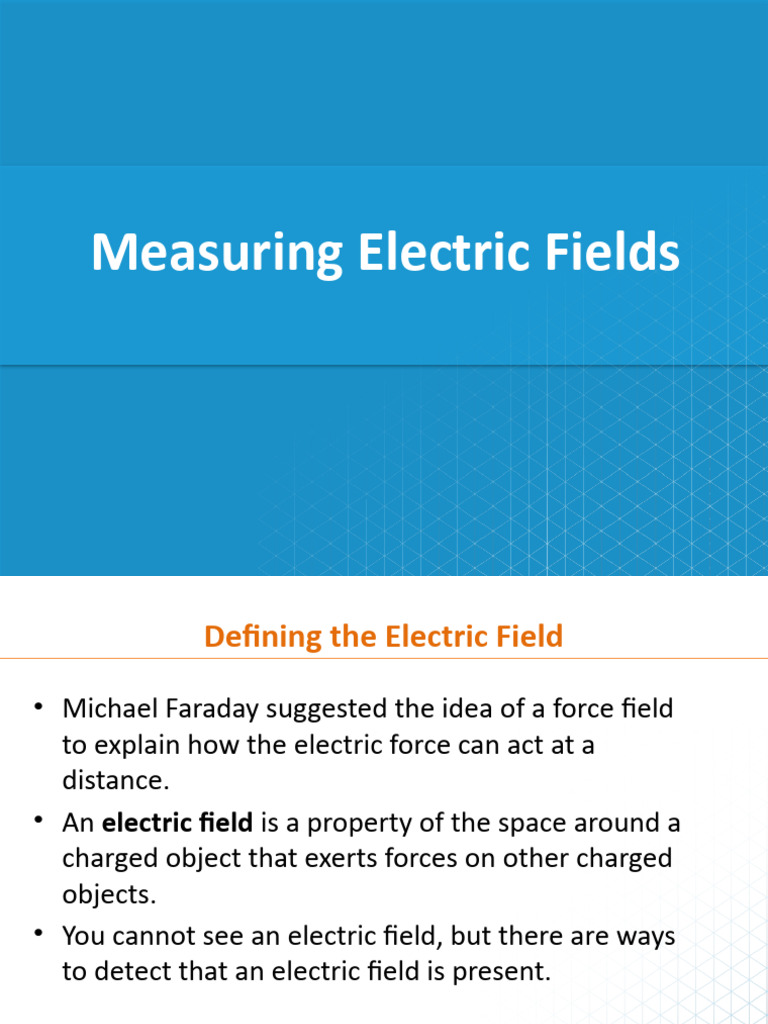 Electric Fields | PDF | Electric Field | Force
