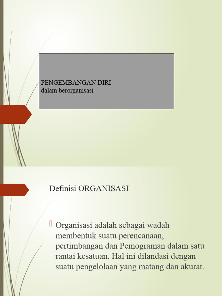 PENGEMBANGAN DIRI | PDF