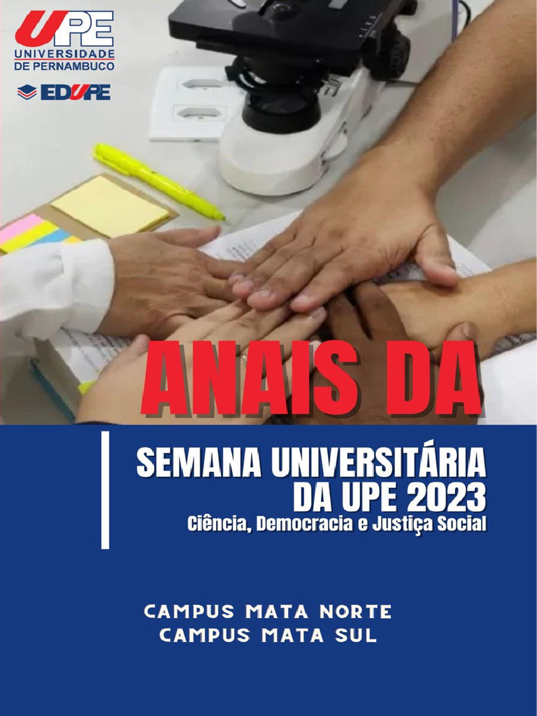 Anais Da Semana Universitaria Da UPE 2023 | PDF | Desperdício | Plástico