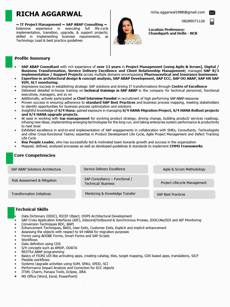 Richa Aggarwal | PDF | Project Management | Business