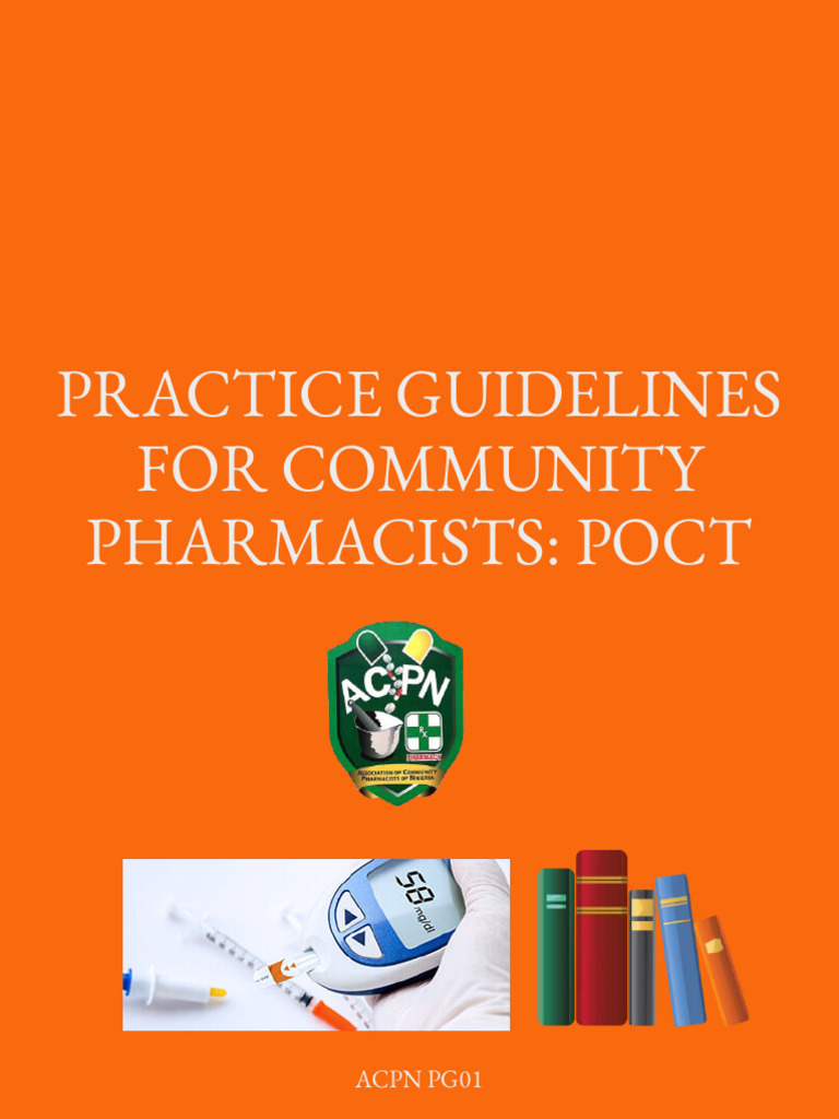 POCT Practice Guidelines for Community Pharmacists | PDF | Health Care ...