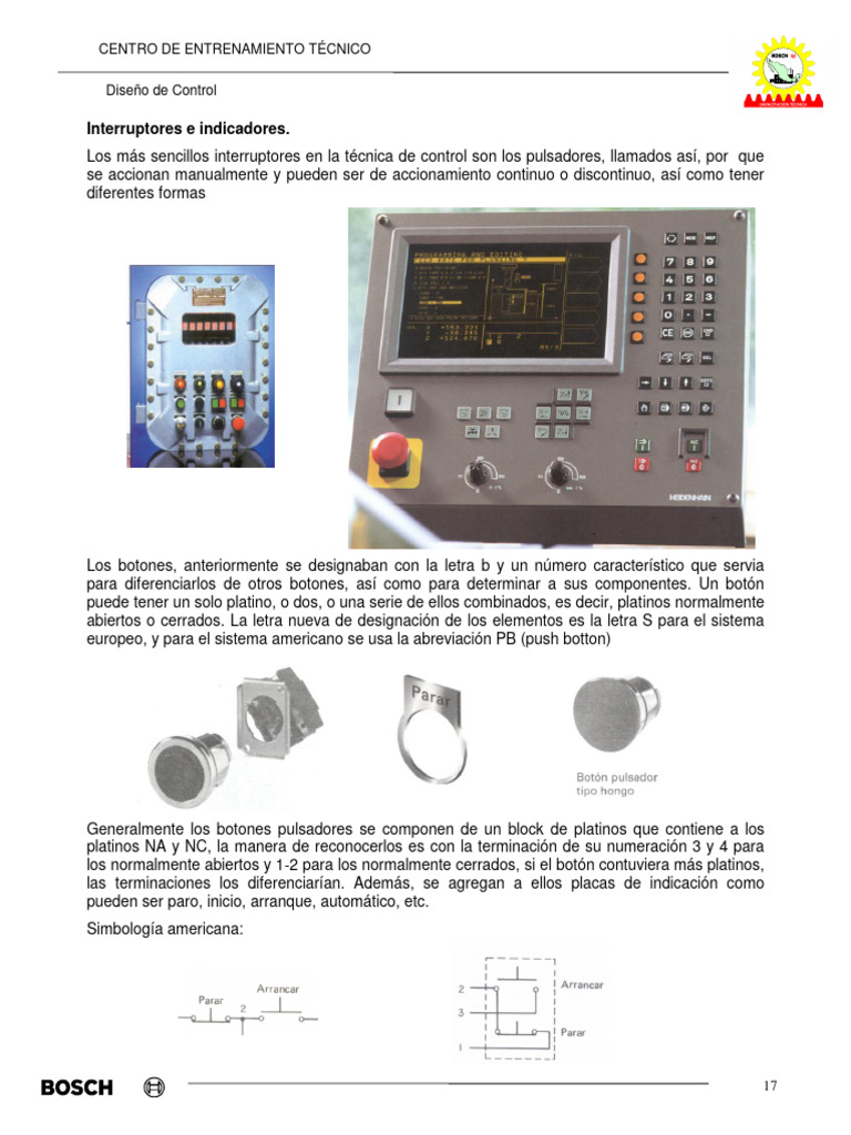 Botones Selectores e Indicadores (17-22) | Descargar gratis PDF | Cambiar | Electricidad