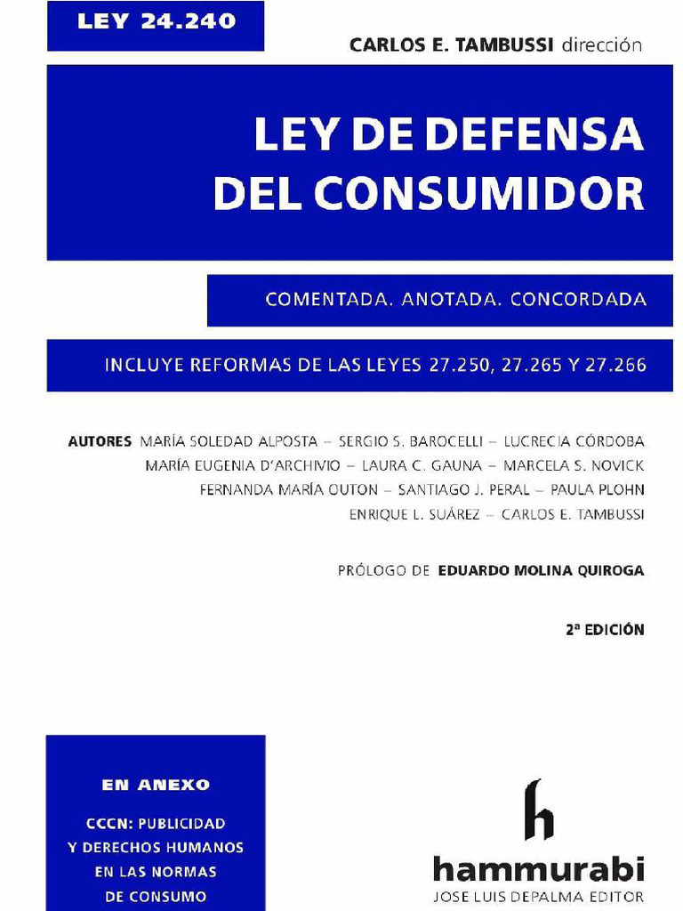 Ley De Defensa Del Consumidor Autos Usadosnull