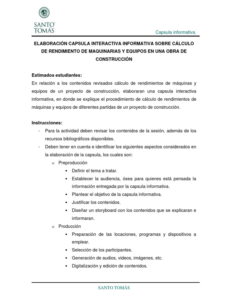 Ccis055 U2 S12 2 14 Instrucciones | PDF | Informática