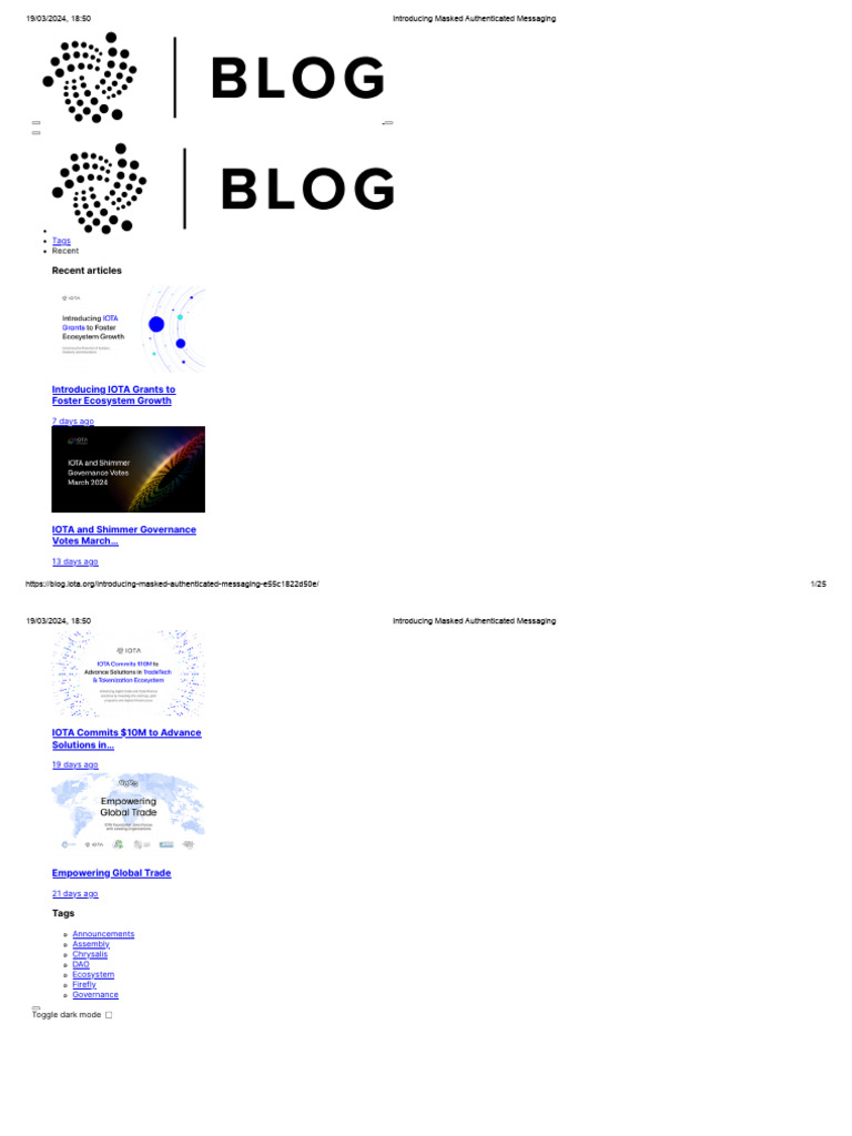 Introducing Masked Authenticated Messaging | PDF | Encryption | Computer Network