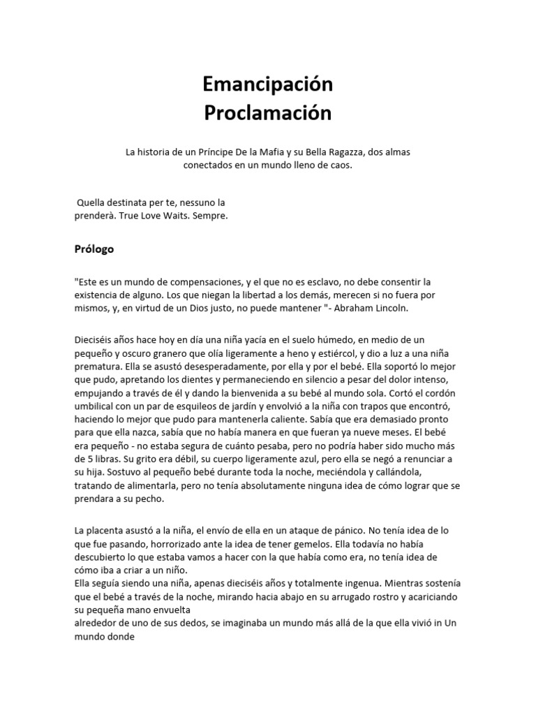 Emancipation Proclamation by Kharizzmatik | PDF | Amor | Pelo