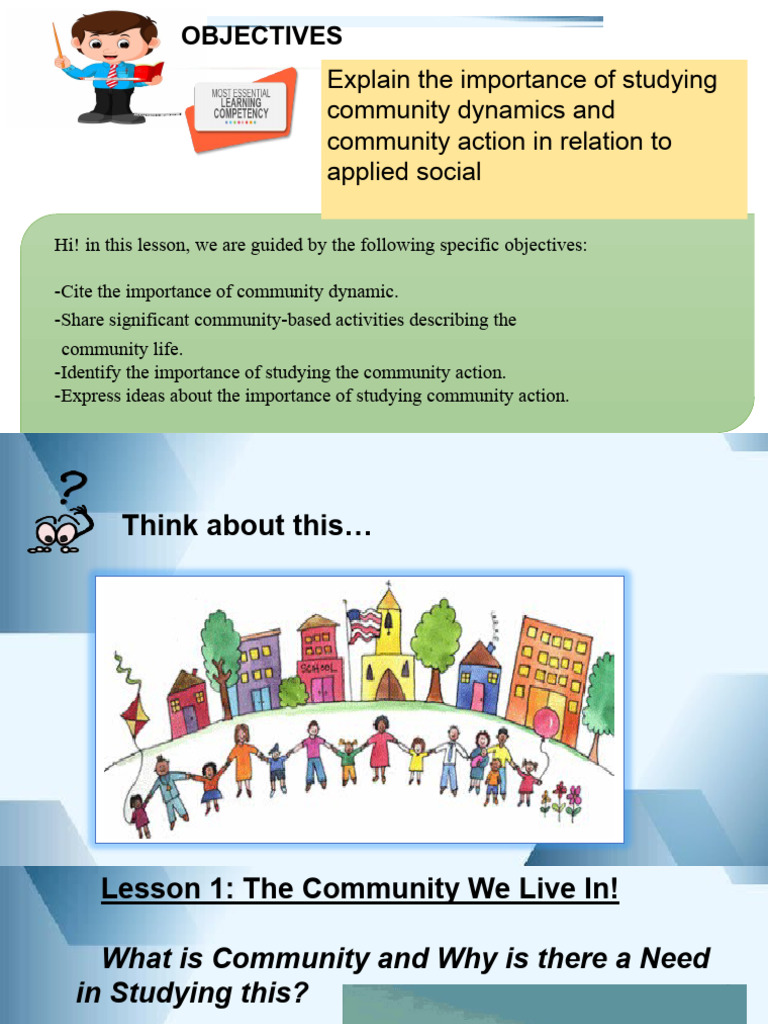 The Community We Live in | PDF | Community | Social Psychology
