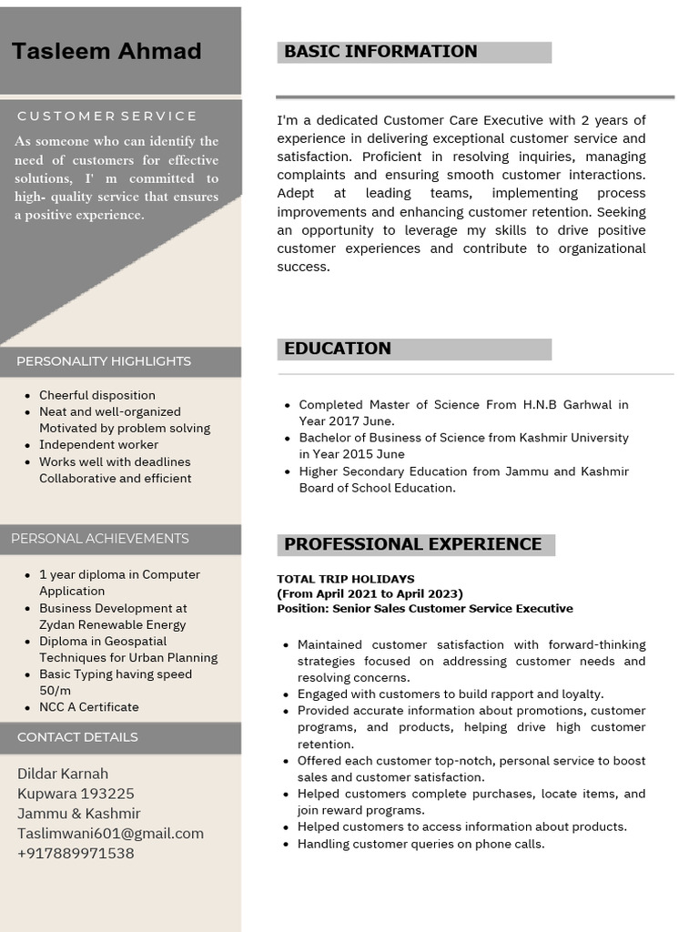 Resume Sample For Job Apply | PDF | Sales | Cognition