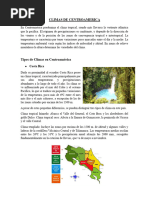 Climas de Centroamerica | PDF | Zona tropical | Clima