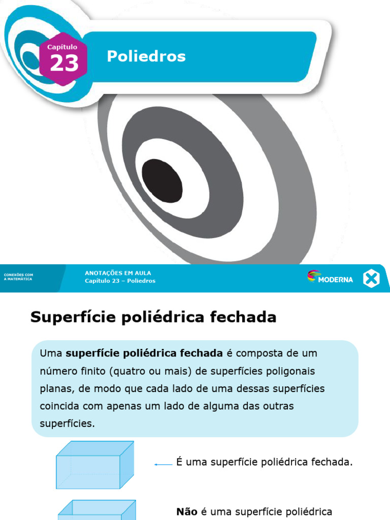 VDmat_cap23_poliedros | PDF | Vértice (Geometria) | Triângulo