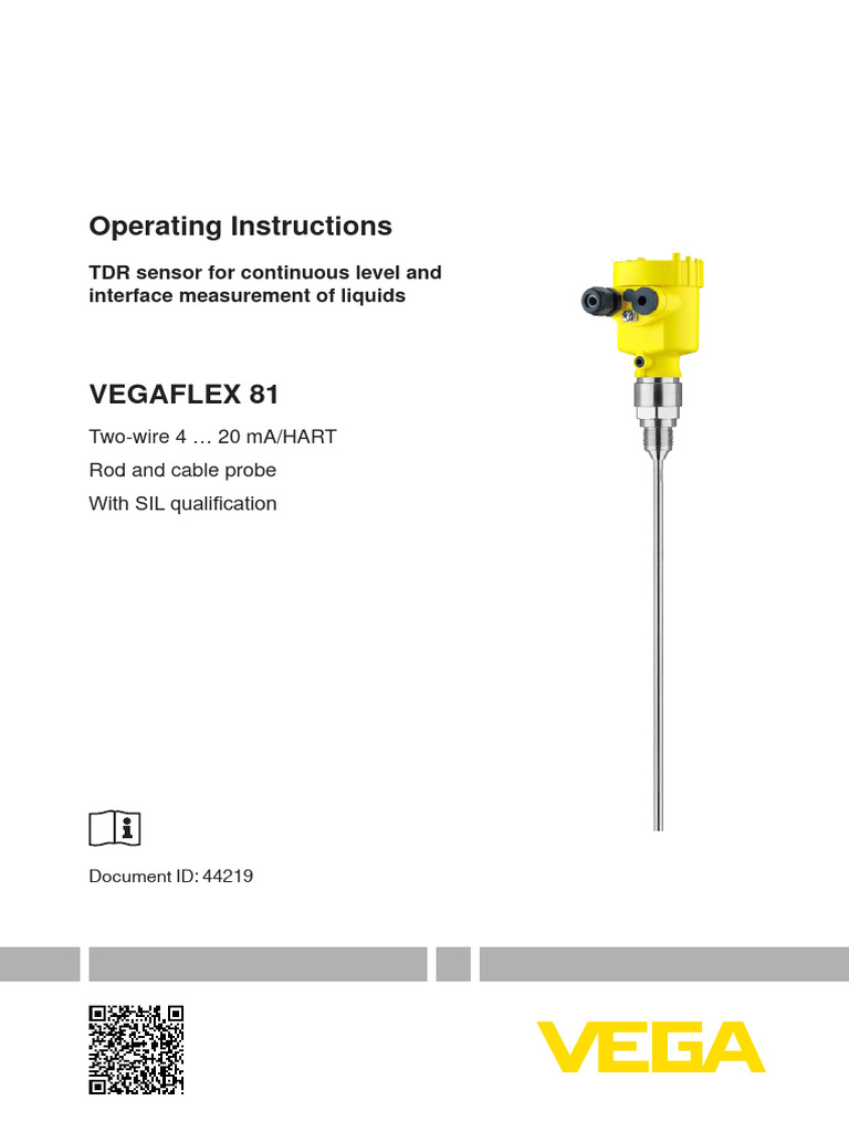 VEGAFLEX 81 TDR Sensor Guide | PDF | Electrical Connector | Safety
