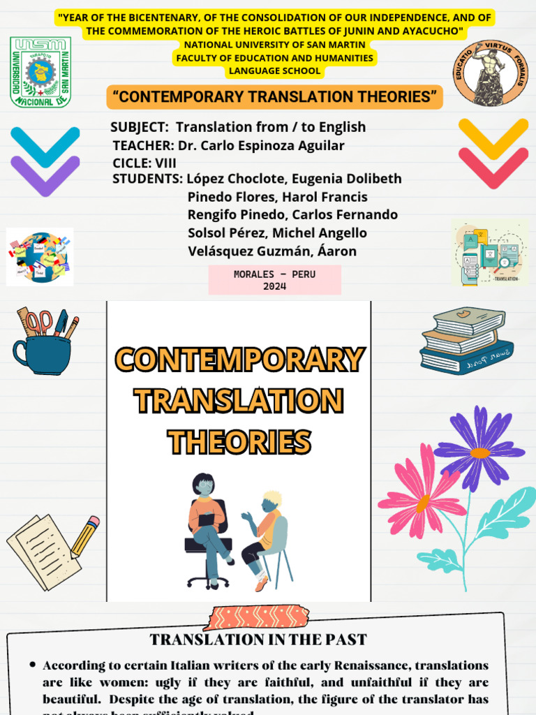 Grupo 3 - Contemporary Translation Theories 2 | PDF | Translations ...