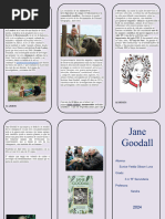 Biografía de Jane Goodall y su legado | PDF