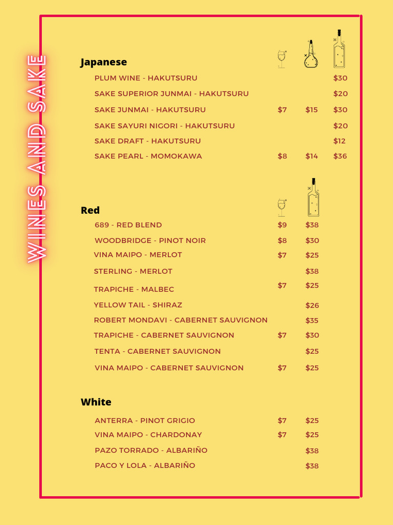 Menú de Fu Hou Sushi Bar & Restaurant | PDF | Curry | Mariscos