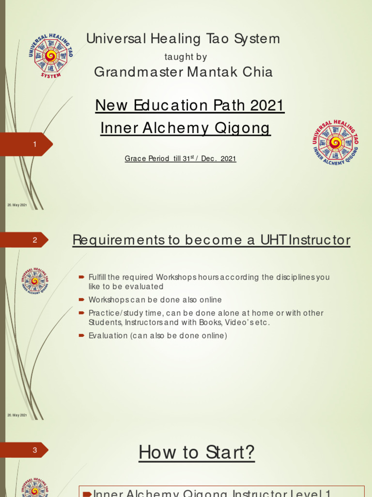 01 020c New Education Path 05-2021 | PDF | Neidan | Mantak Chia