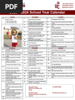 QUT 2024 Academic Calendar Overview | PDF | Academia | Schools