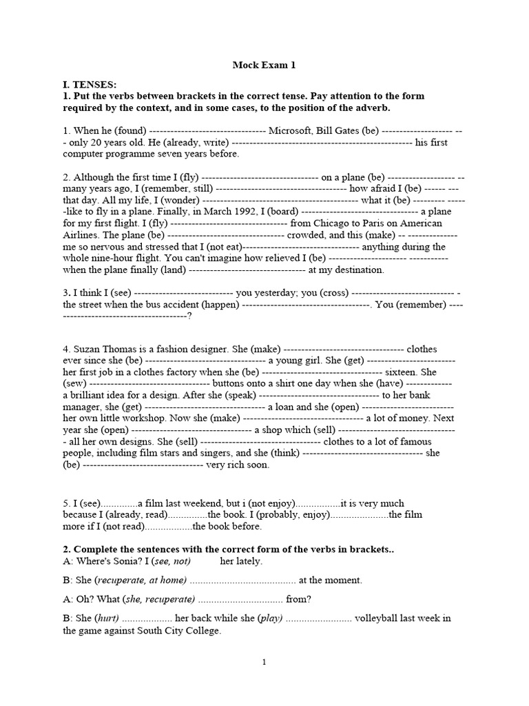 6 - Mock Exam | PDF | Games & Activities | Computers