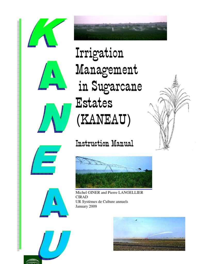 Kaneau Manual English | PDF | Irrigation | Surface Runoff