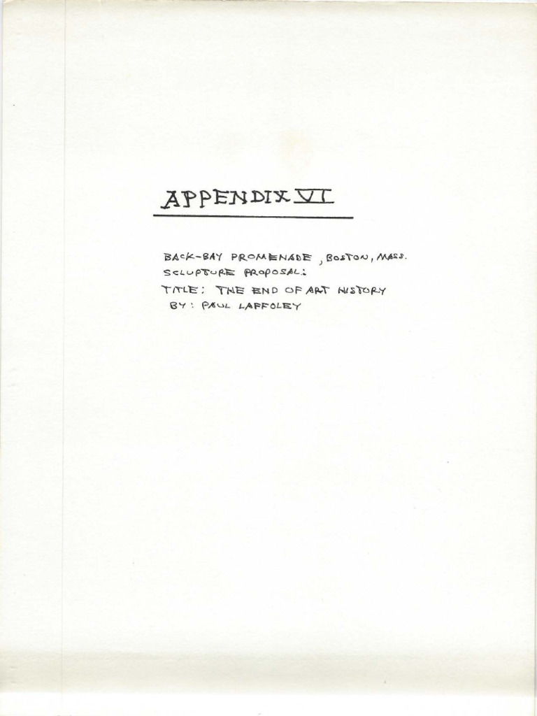 1972 Laffoley Appendix-VI | PDF