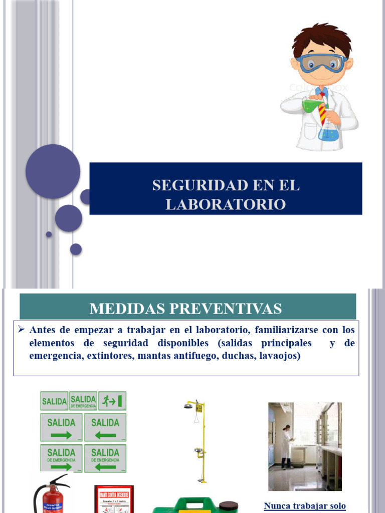 Seguridad en El Laboratorio | Descargar gratis PDF | Laboratorios