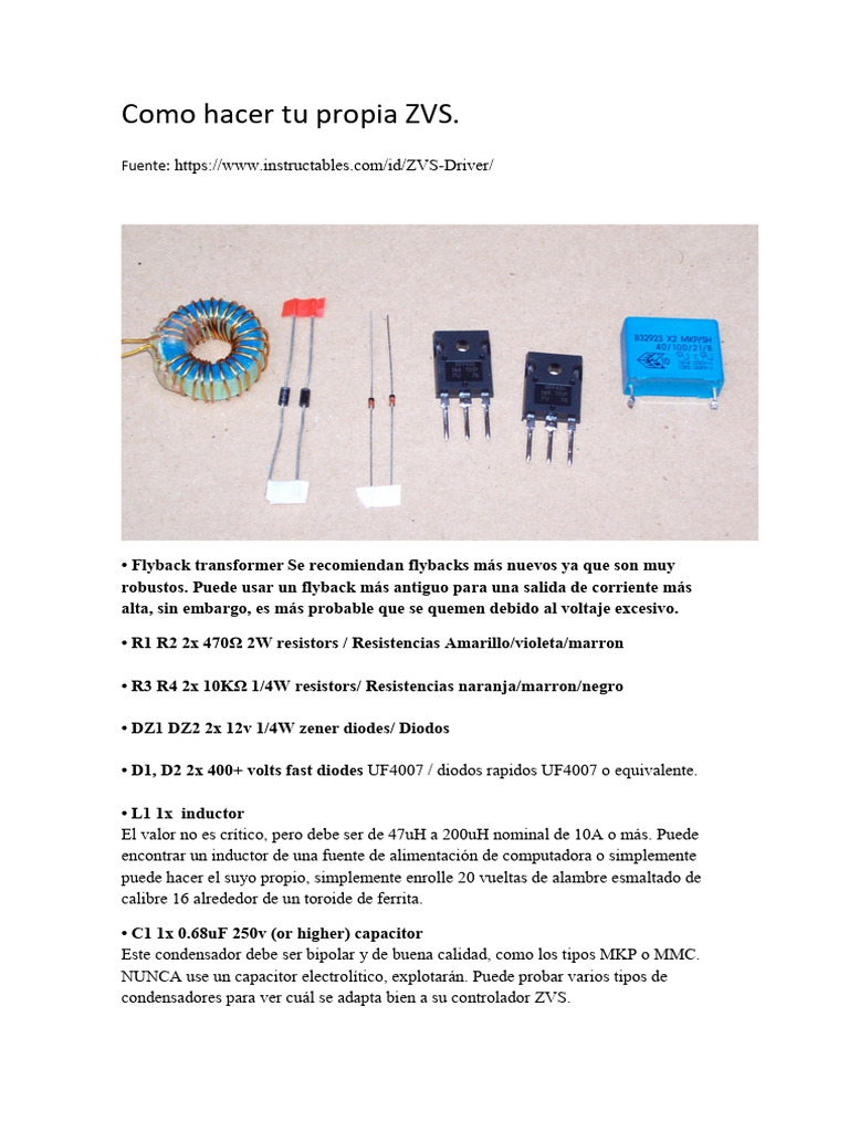 Construcción de un Zapper Bob Beck | PDF