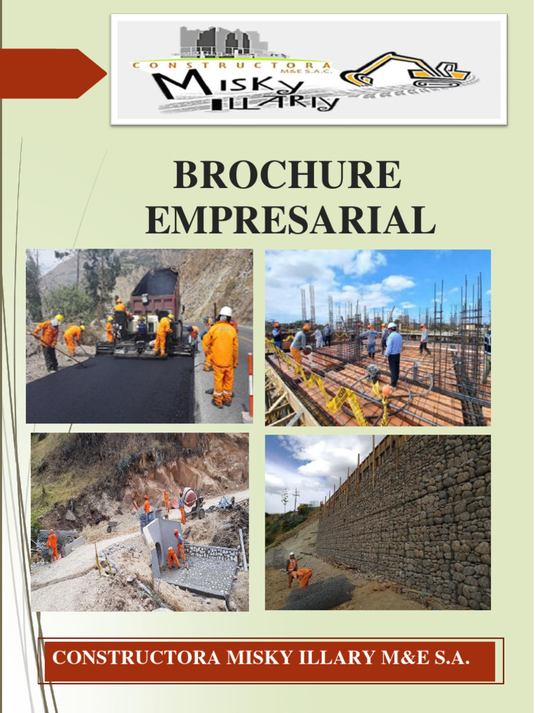 Brochure de Constructora Misky Illary | PDF | Business | Ingeniería