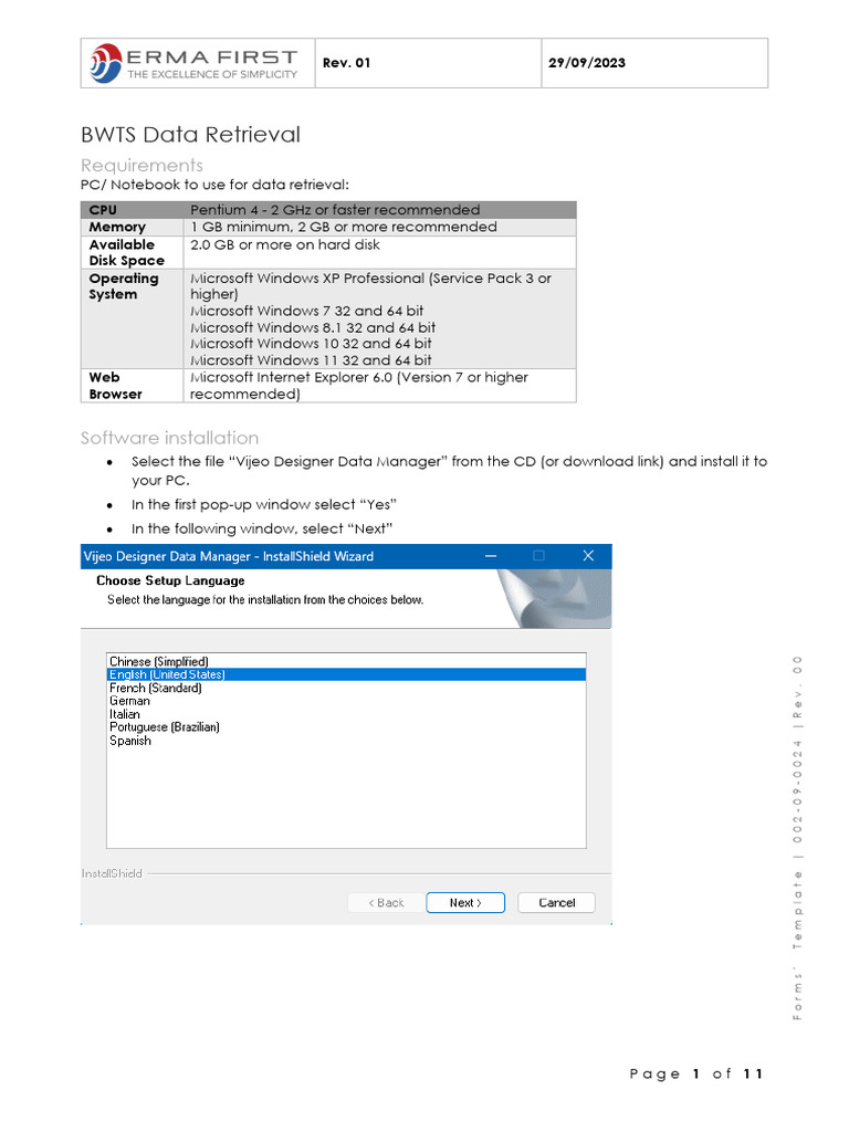 BWTS - Instructions For Data Retrieval (Schneider PLC) | PDF | Windows ...