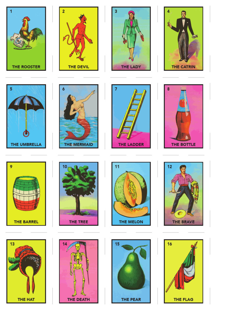 Mexican Lottery Cards | PDF