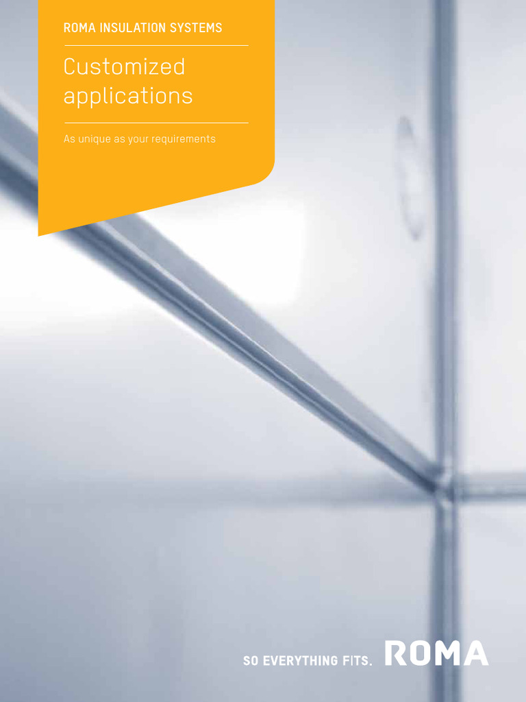 ROMA Brochure Customized Applications | PDF | Door | Civil Engineering