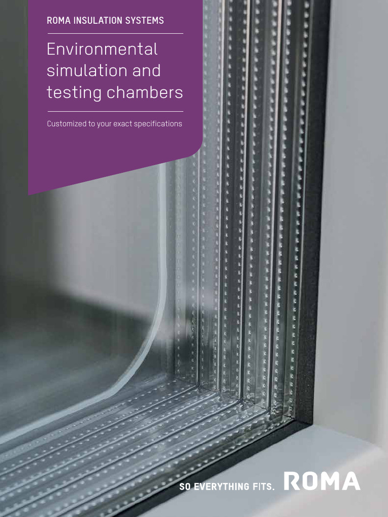 ROMA - Brochure - Environmental Simulation and Testing Chambers | PDF ...
