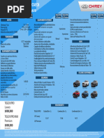 Especificaciones del Chery Tiggo 2 Pro | PDF | Sistema de freno antibloqueo | Airbag