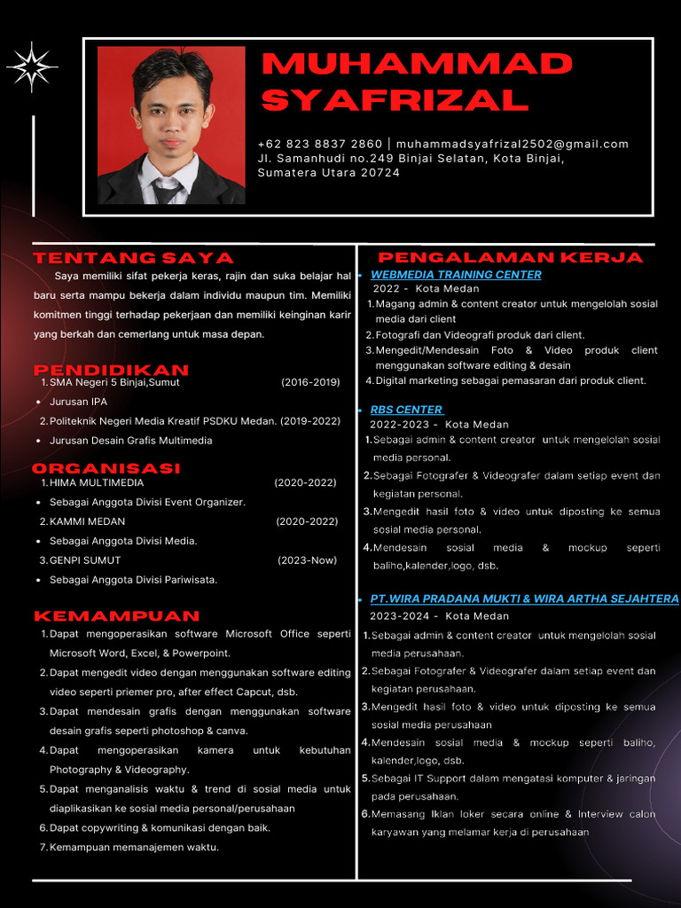 Profil Profesional Desain Grafis & Digital Marketing | PDF | Bisnis | Seni