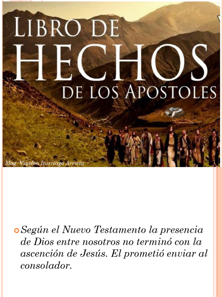 1a Parte - Libro de Hechos Parte 1-pdf | PDF | Pentecostés | Hechos de ...