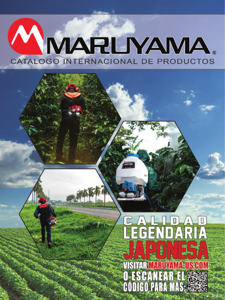 Maruyama International Brochure Spanish 2023 | PDF | Motores | Engranaje