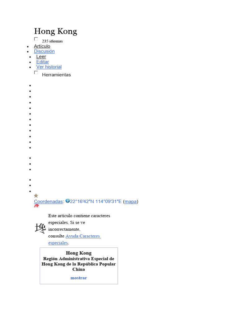 Hong Kong | PDF | Hong Kong | China