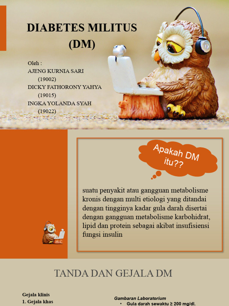 Ppt Diabetes Mellitus Pdf New Media Multimedia