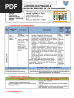 1° Sesión Día 1 PS Conocemos Las Señales de Tránsito Unidad 7 Semana 1 ...