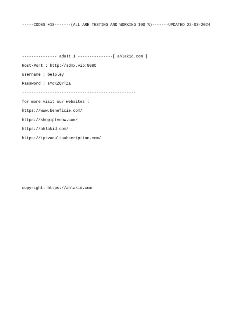 Xtream Codes Xoxo 22!03!2024 | PDF | Business | Technology & Engineering