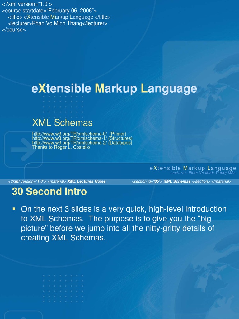 05 - XML - Schemas | PDF