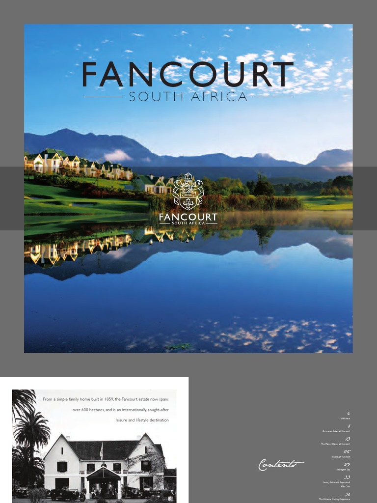Fancourt: Luxury Golf & Spa Retreat | PDF | Spa | Hotel