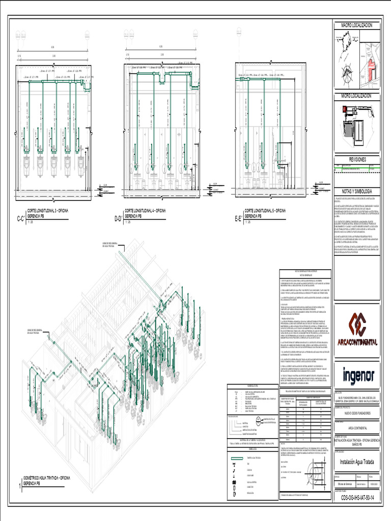 PLANO 03-Instalación-Agua-Tratada-Rev.0 | PDF