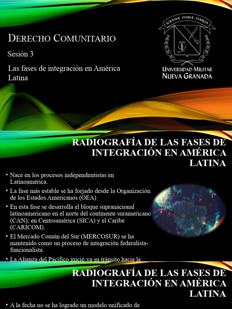 Fases de Integración en América Latina | PDF | America latina | Ley de ...