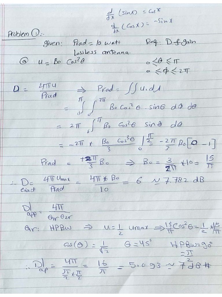 Sol - Sheet 1 Anttena | PDF