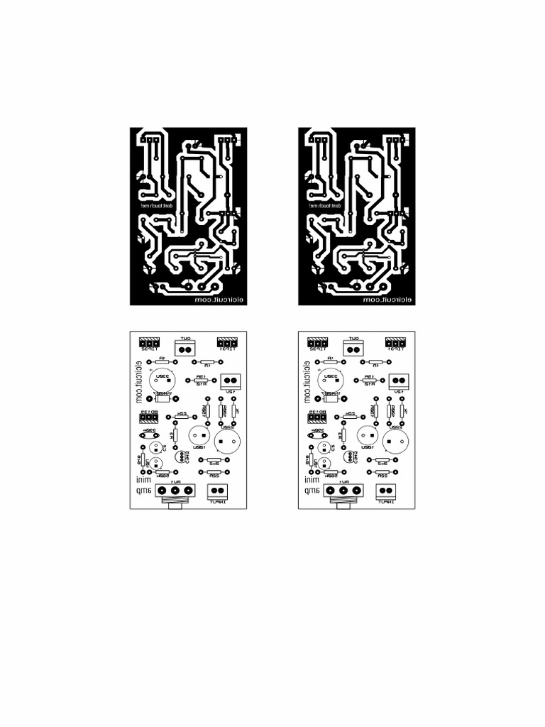 PCB LAyout 12V Amplifier | PDF