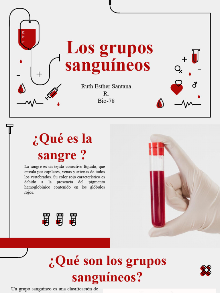 Grupos Sanguineos Ruth Esther | PDF | Tipo de sangre | Tejido (biología)