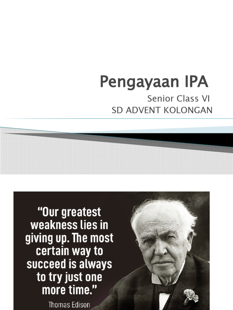 Pengayaan IPA untuk Kelas VI SD | PDF