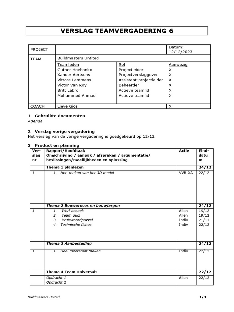 Document 6 Verslag | PDF