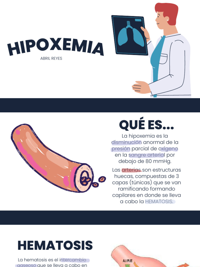 Hipoxemia | PDF | Pulmón | Sangre